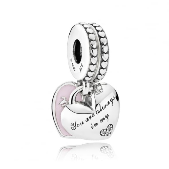 Pandora | Jewelry | Pandora Mother And Daughter Hearts Charm | Poshmark